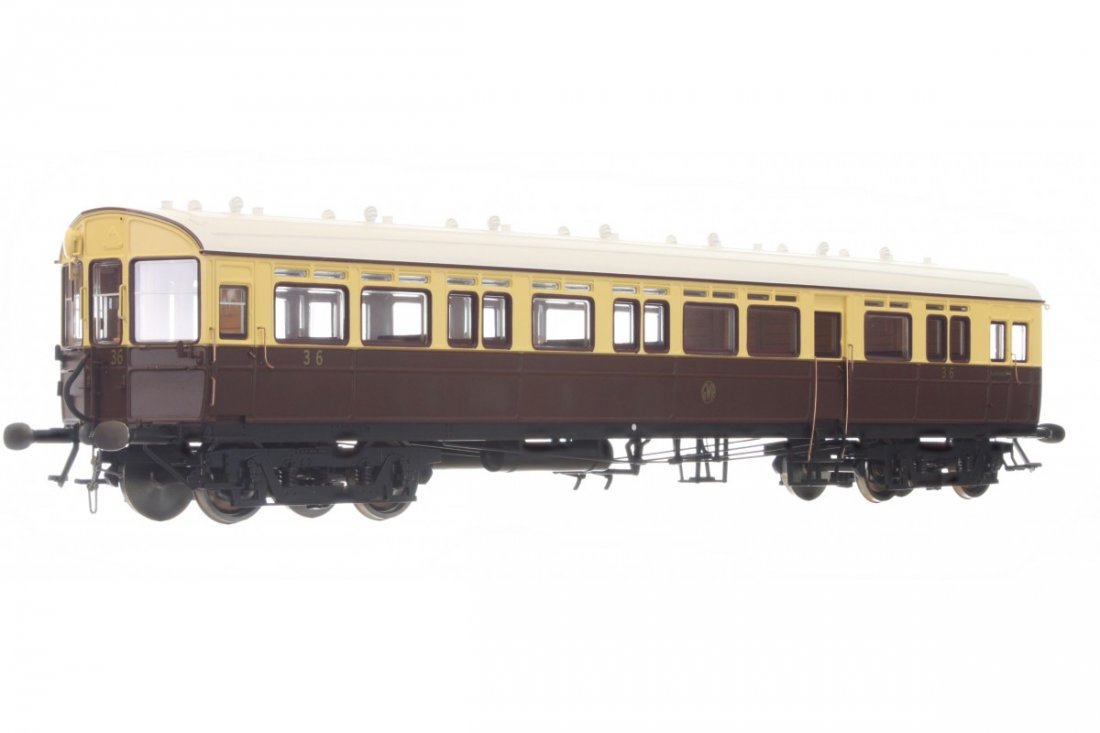 passenger coach Autocoach GWR No.36 Dapol-7P-004-012R - ciyashop